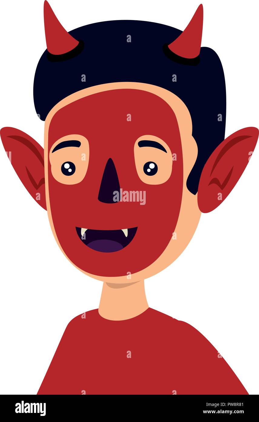 devil halloween costume character Stock Vector Image & Art - Alamy