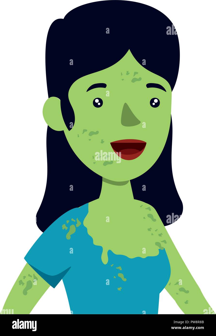 female sombie halloween costume character Stock Vector Image & Art - Alamy