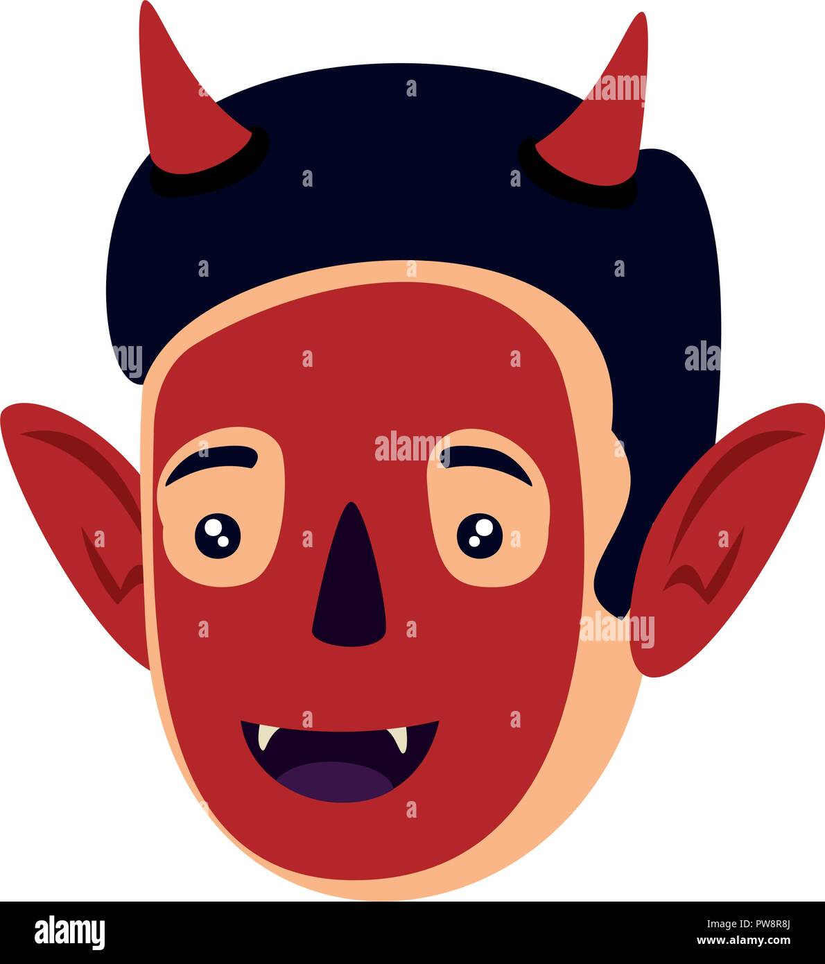 devil halloween costume character Stock Vector Image & Art - Alamy