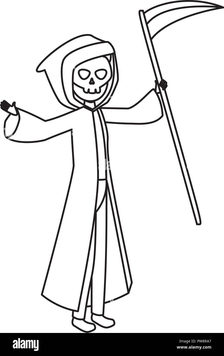 death halloween costume character Stock Vector Image & Art - Alamy