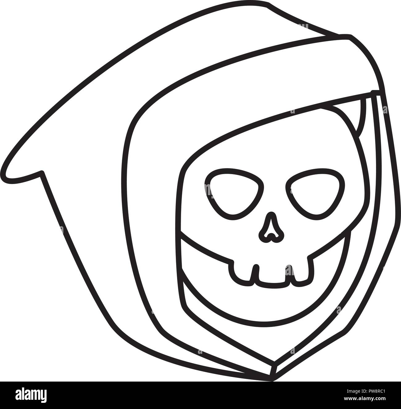 death halloween costume character Stock Vector Image & Art - Alamy