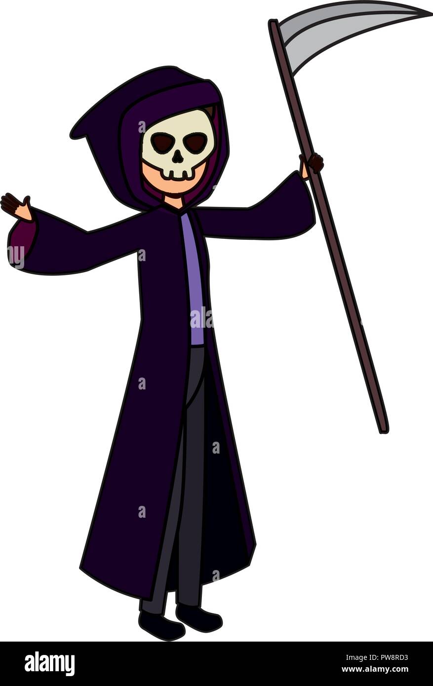 death halloween costume character Stock Vector Image & Art - Alamy