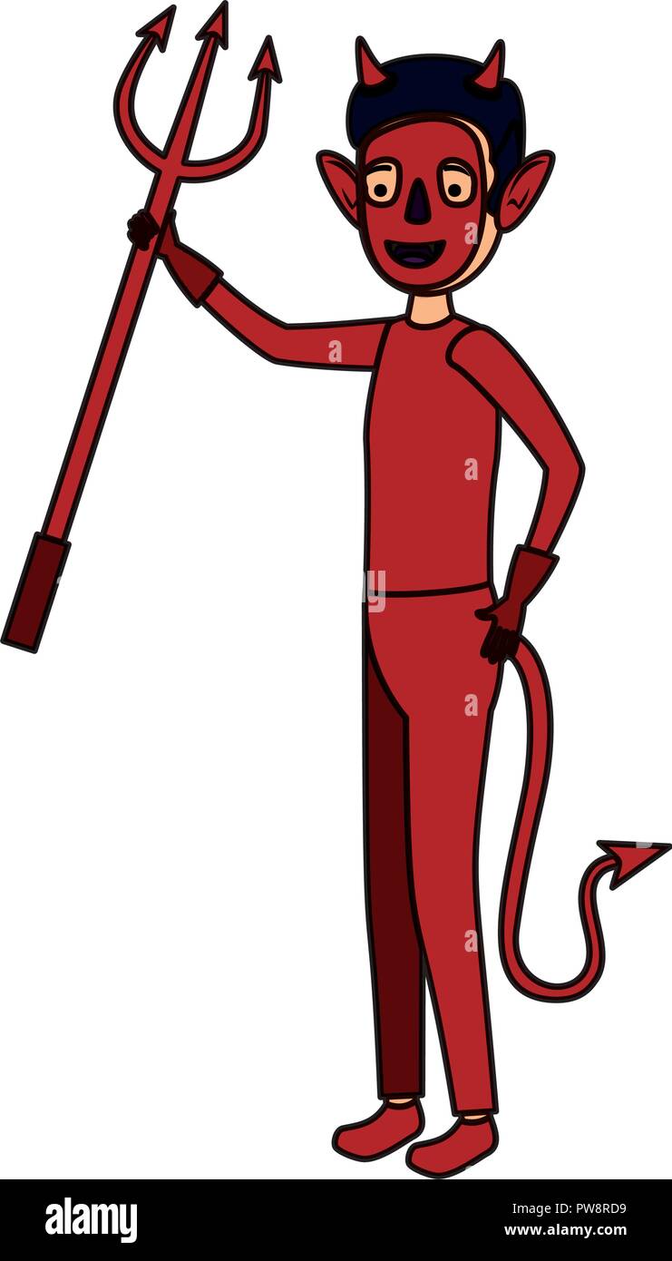 Dress devil Stock Vector Images - Alamy