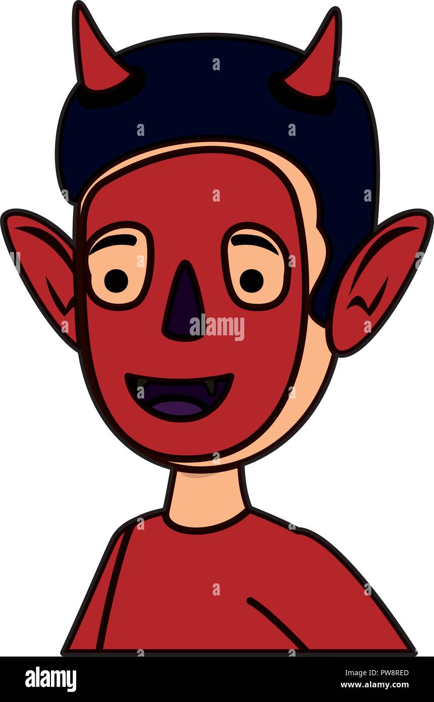 devil halloween costume character Stock Vector Image & Art - Alamy