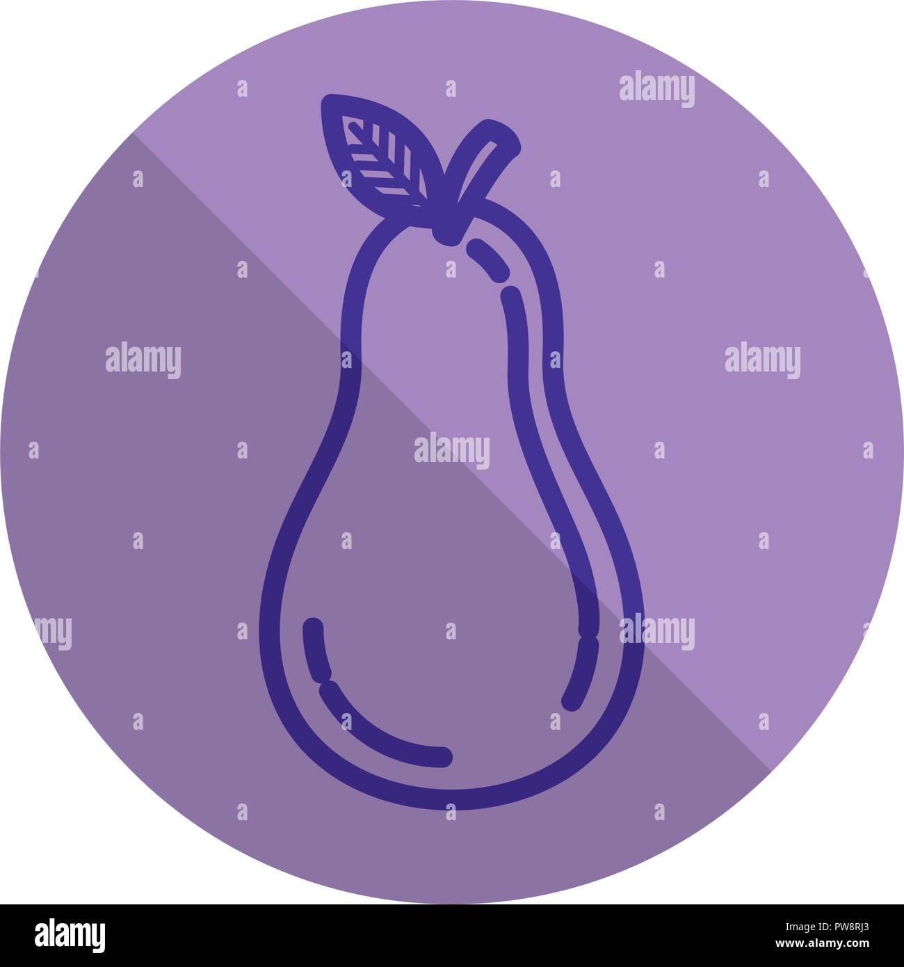pear fresh fruit icon Stock Vector Image & Art - Alamy