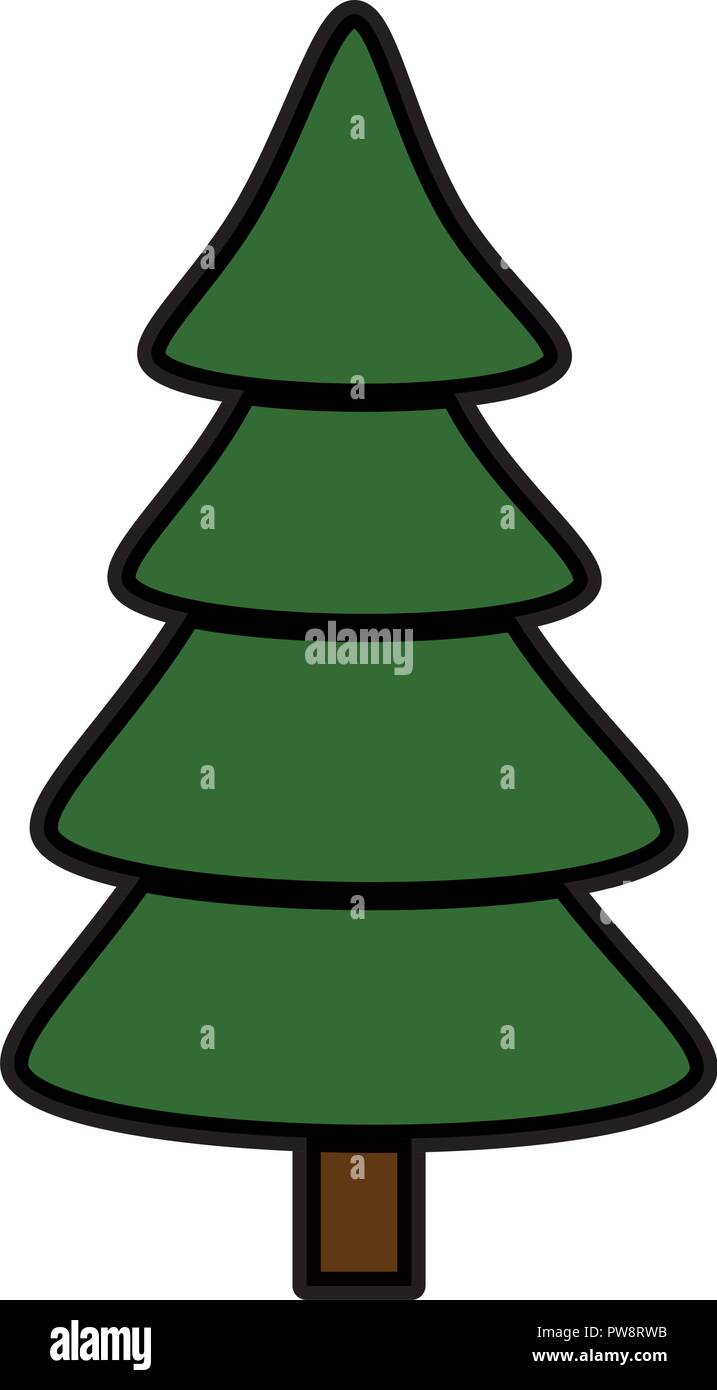 merry christmas tree icon Stock Vector Image & Art - Alamy