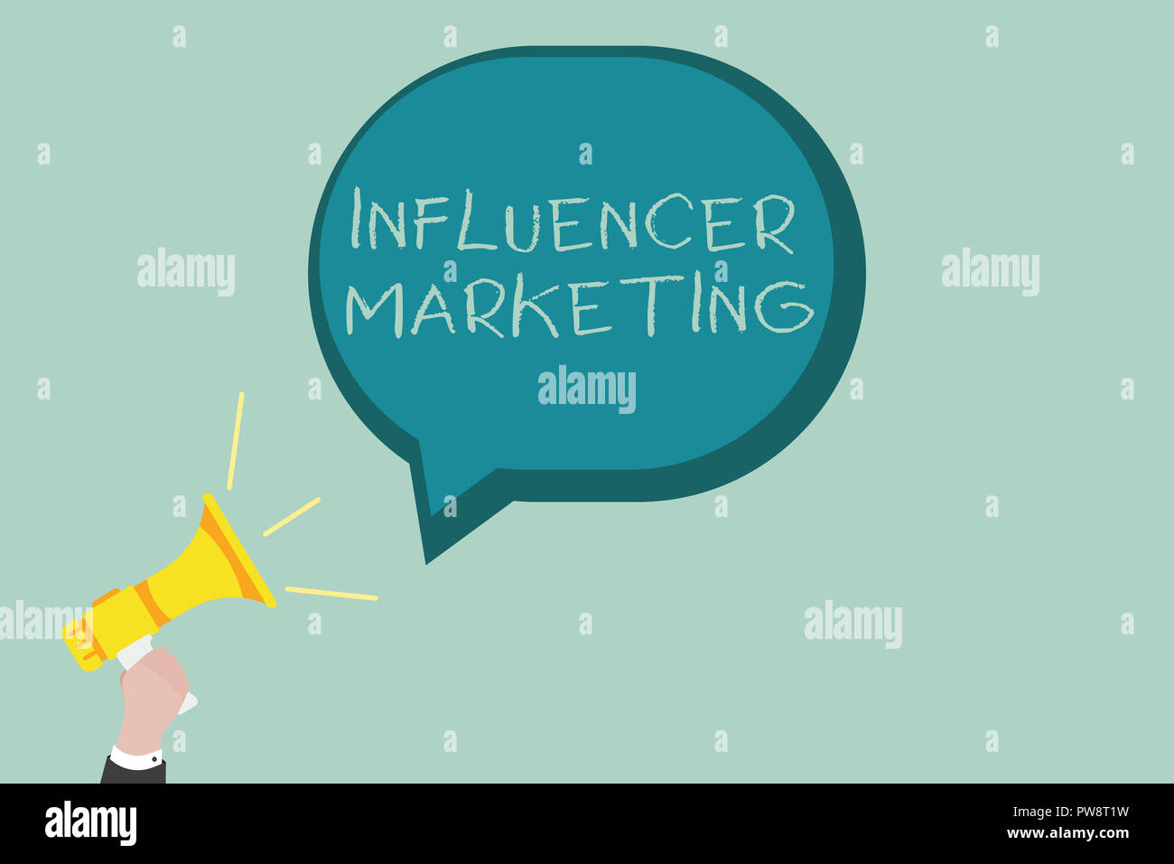 Word writing text Influencer Marketing. Business concept for Endorser ...
