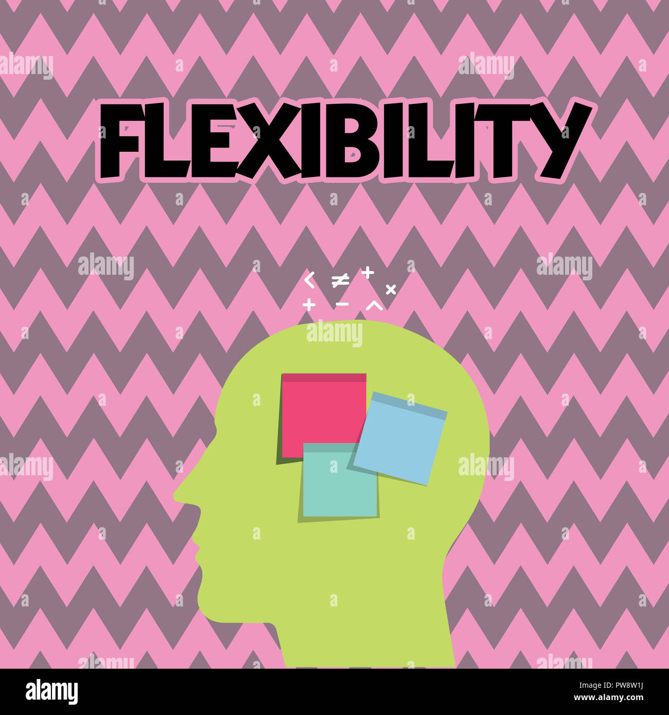 Text sign showing Flexibility. Conceptual photo Quality of bending ...