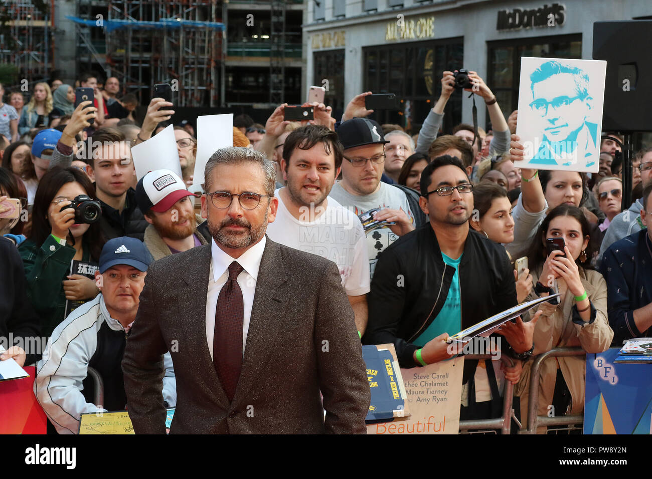 Steve Carell, Beautiful Boy - European Premiere, BFI London Film ...