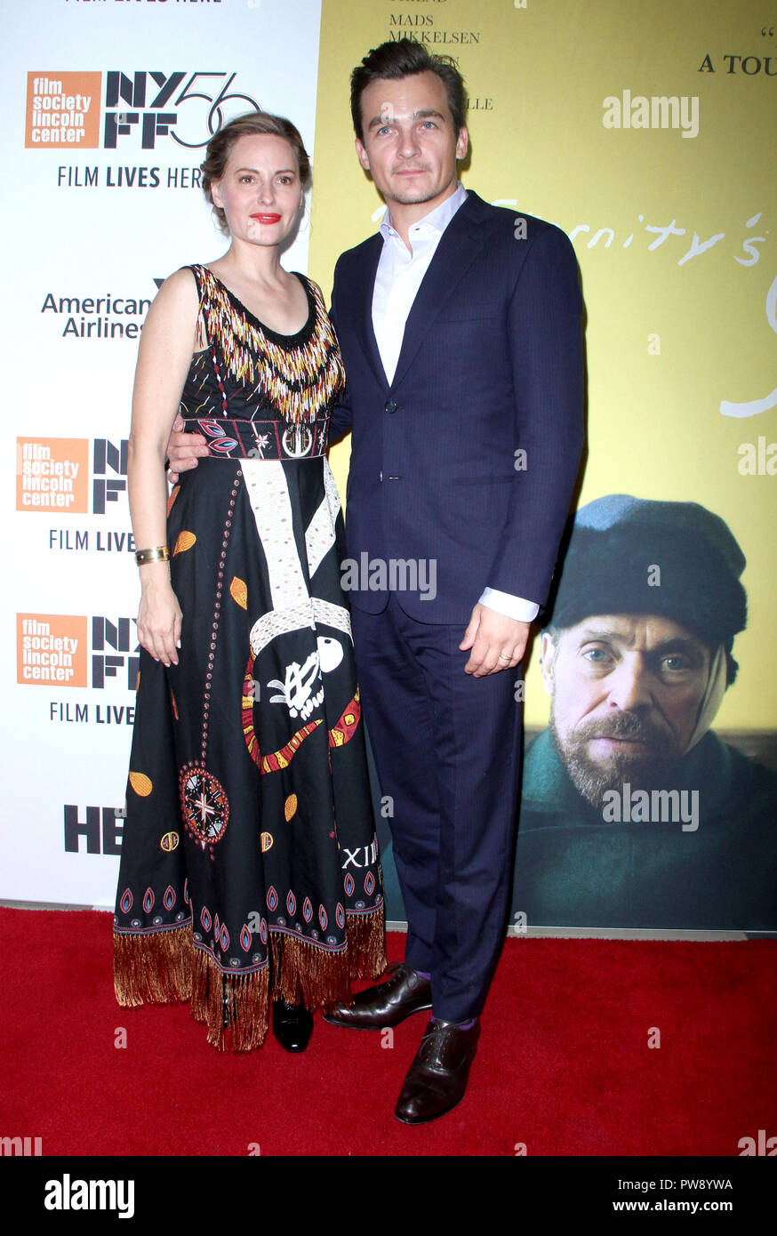 New York, NY, USA. 12th Oct, 2018. Aimee Mullins, Rupert Friend at the ...