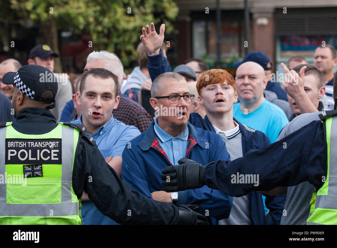 British transport police football hi-res stock photography and images ...