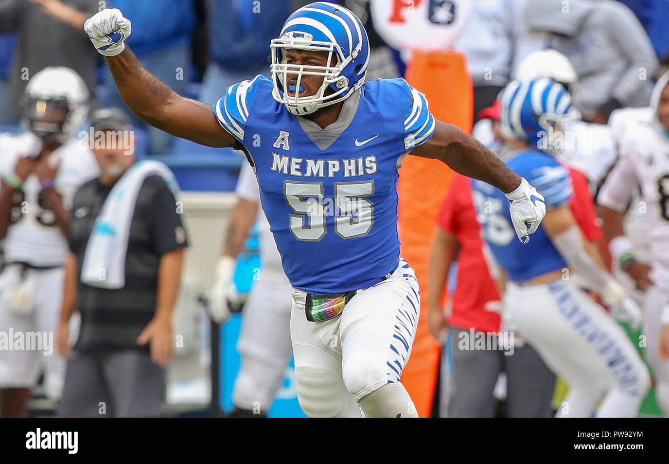 Memphis, Tennessee, USA. 13th Oct, 2018. Memphis' Bryce Huff #10 ...
