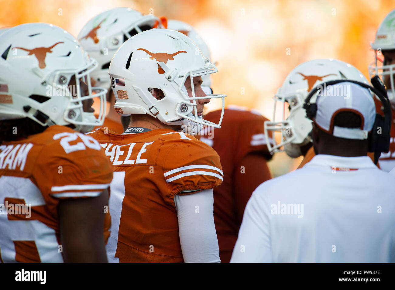 Austin, TX, USA. 13th Oct, 2018. Texas Longhorns Quarterback Shane ...