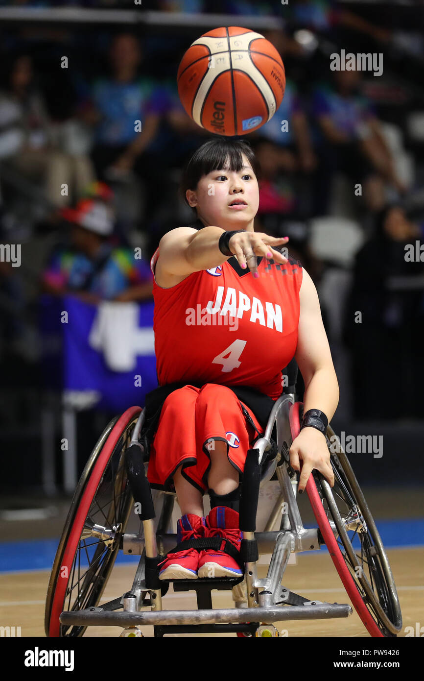 Jakarta, Indonesia. 12th Oct, 2018. Amane Yanagimoto (JPN) Wheelchair ...
