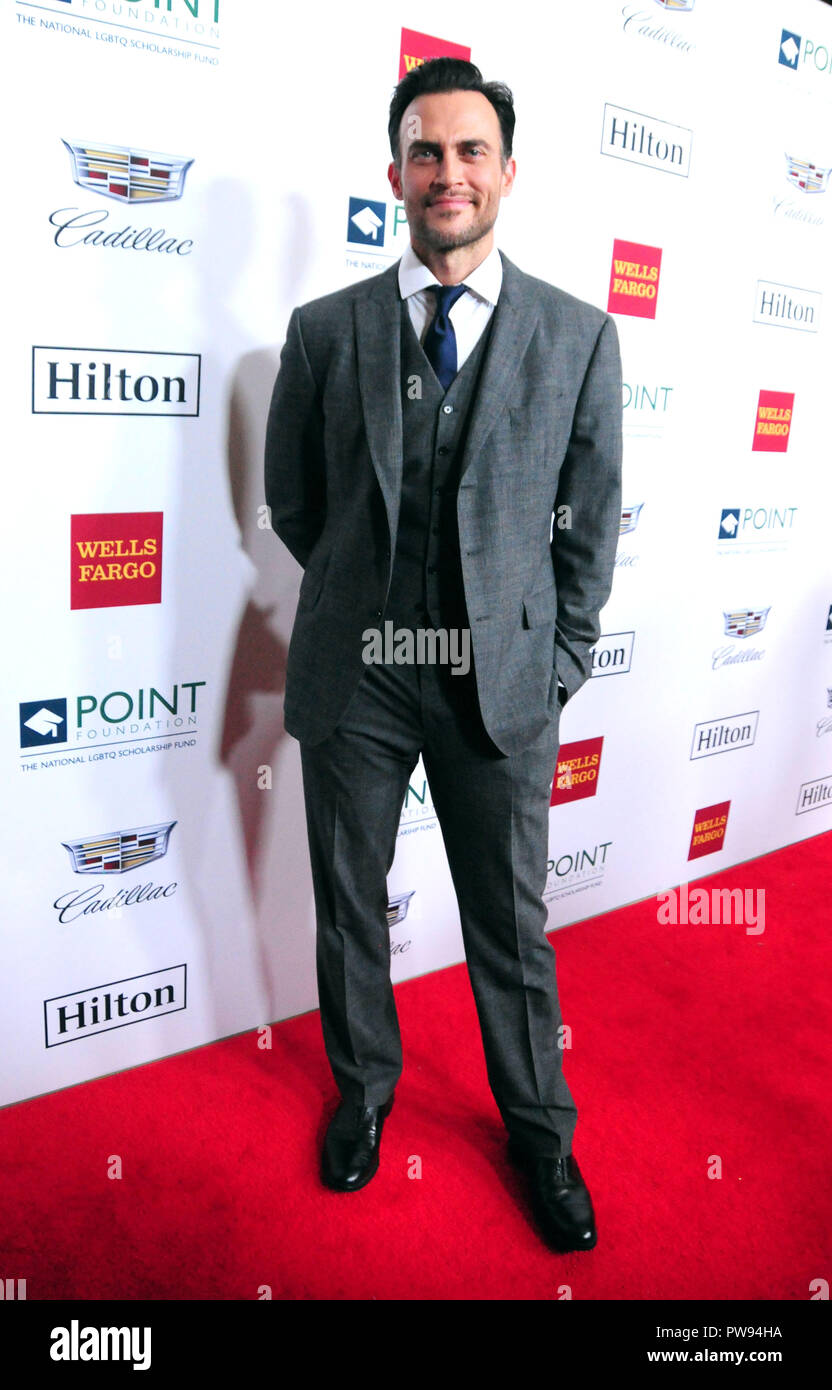 BEVERLY HILLS, CA - OCTOBER 13: Actor Cheyenne Jackson attends Point ...