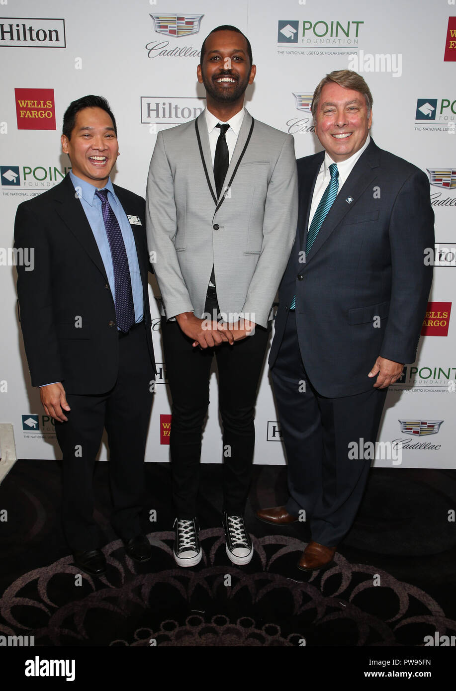 Beverly Hills, Ca. 13th Oct, 2018. Alan Guno, Solomon Georgio, James ...