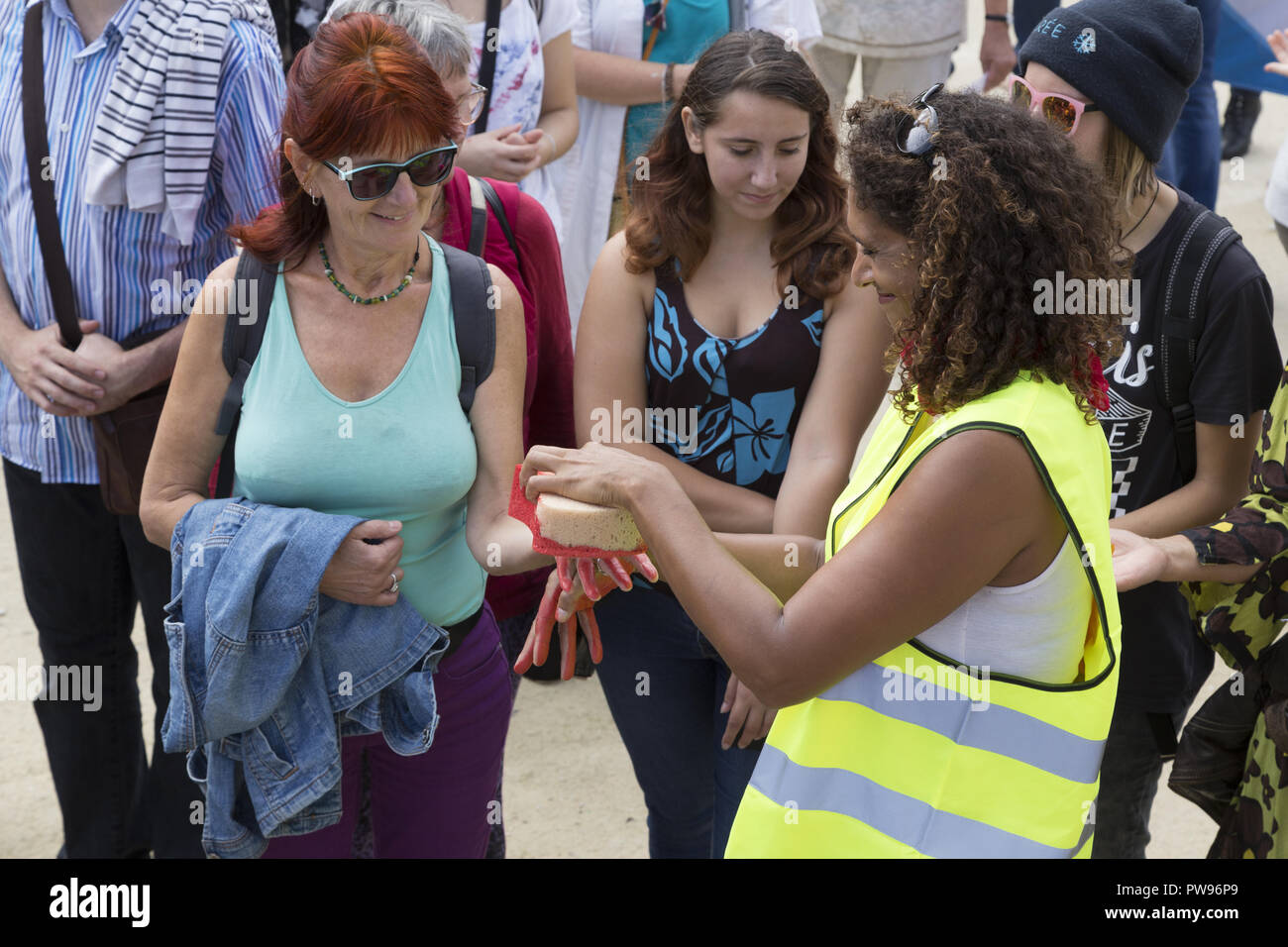 Montpellier, Occitanie France 13th October 2018. March for Climate in ...