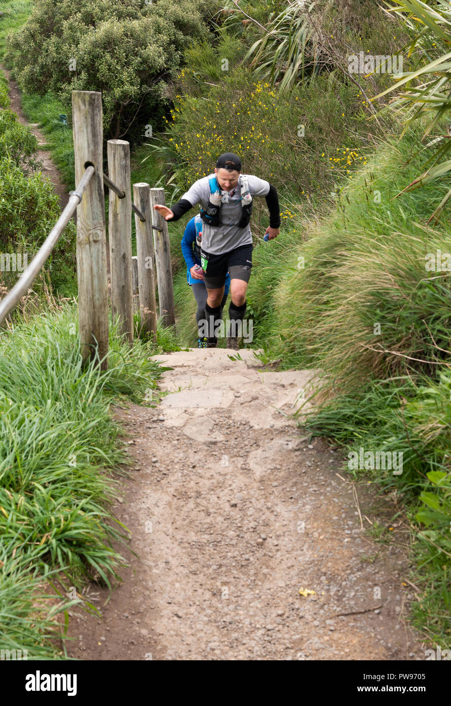 Crater Rim Ultra trail running race at Port Hills, Christchurch, New ...