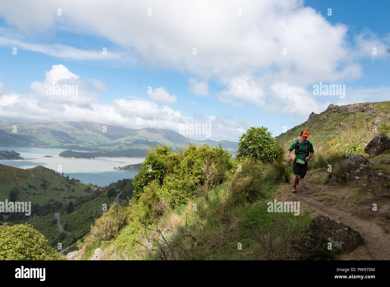 Crater Rim Ultra trail running race at Port Hills, Christchurch, New ...