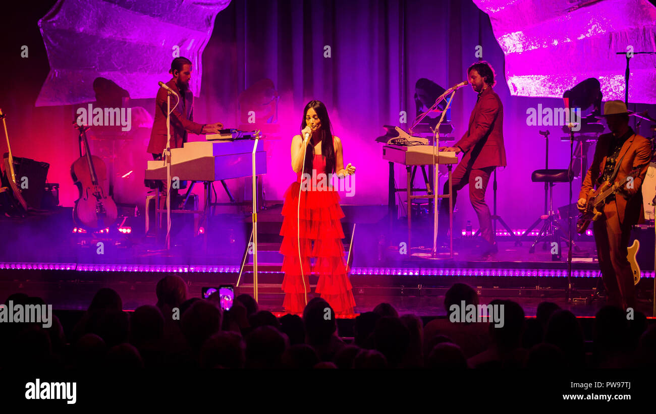 Norway, Oslo - October 13, 2018. The Amercian singer and songwriter ...