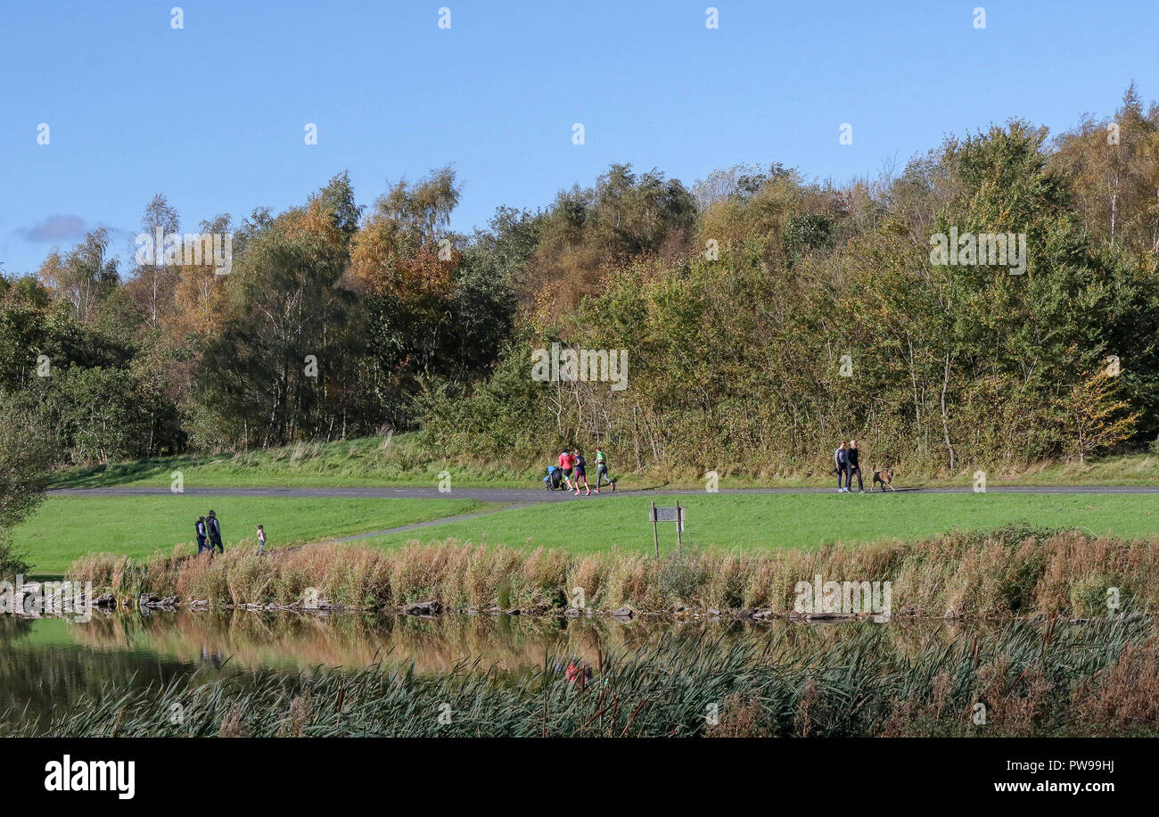 Craigavon Lakes, County Armagh, Northern Ireland. 14 October 2018. UK ...