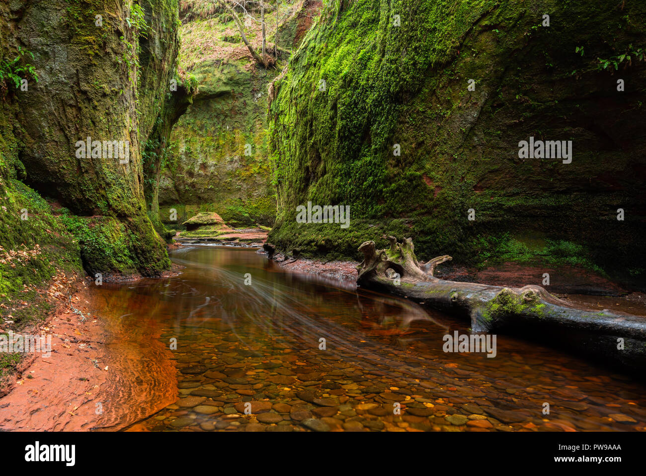 Finnich glen hi-res stock photography and images - Alamy