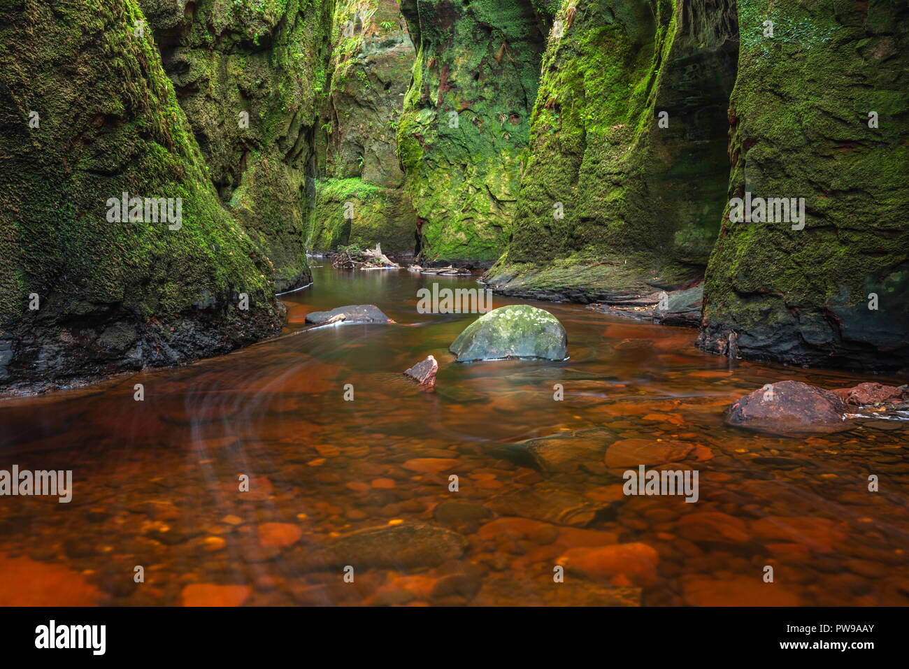 Finnich glen hi-res stock photography and images - Alamy