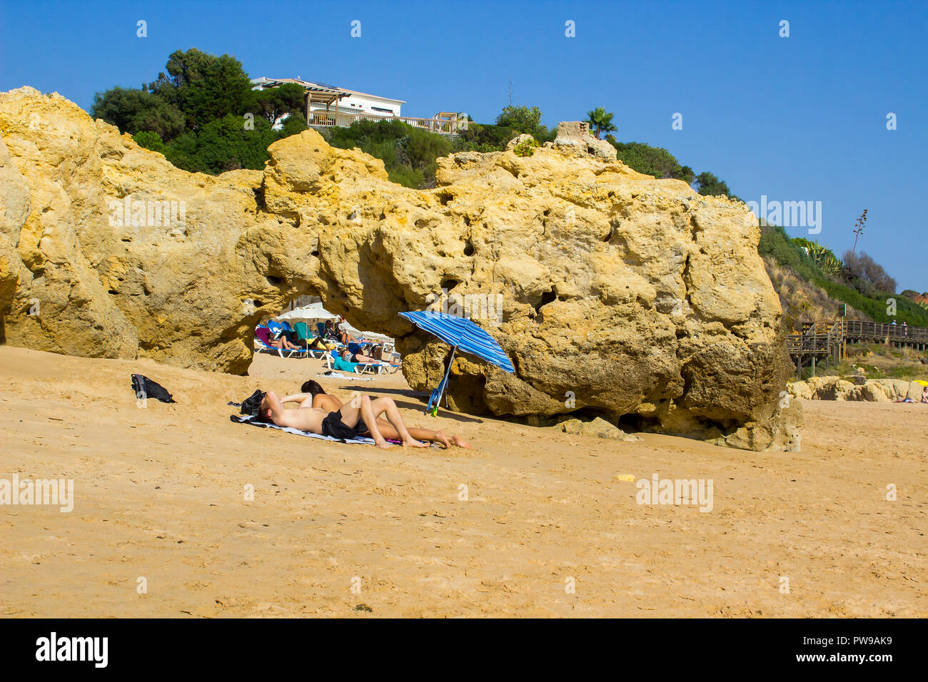 Praia da oura beach hi-res stock photography and images - Alamy