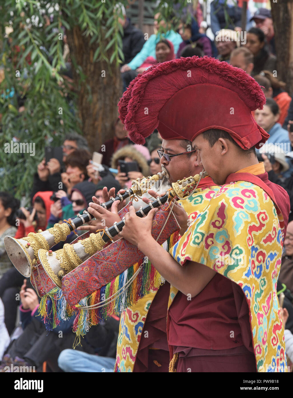 Sakya red hat hi-res stock photography and images - Alamy