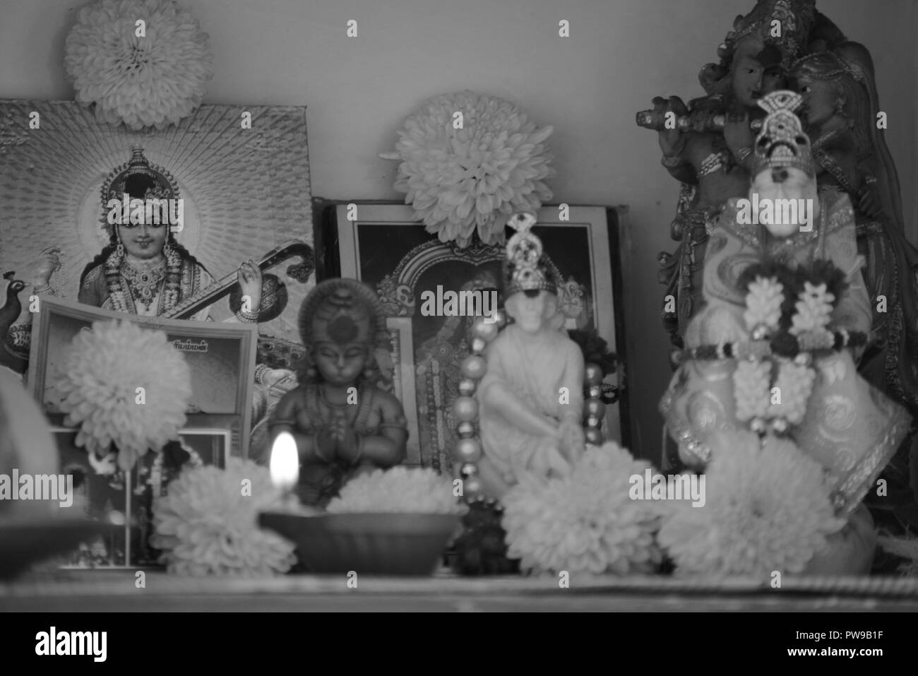 Indian culture Black and White Stock Photos & Images - Alamy