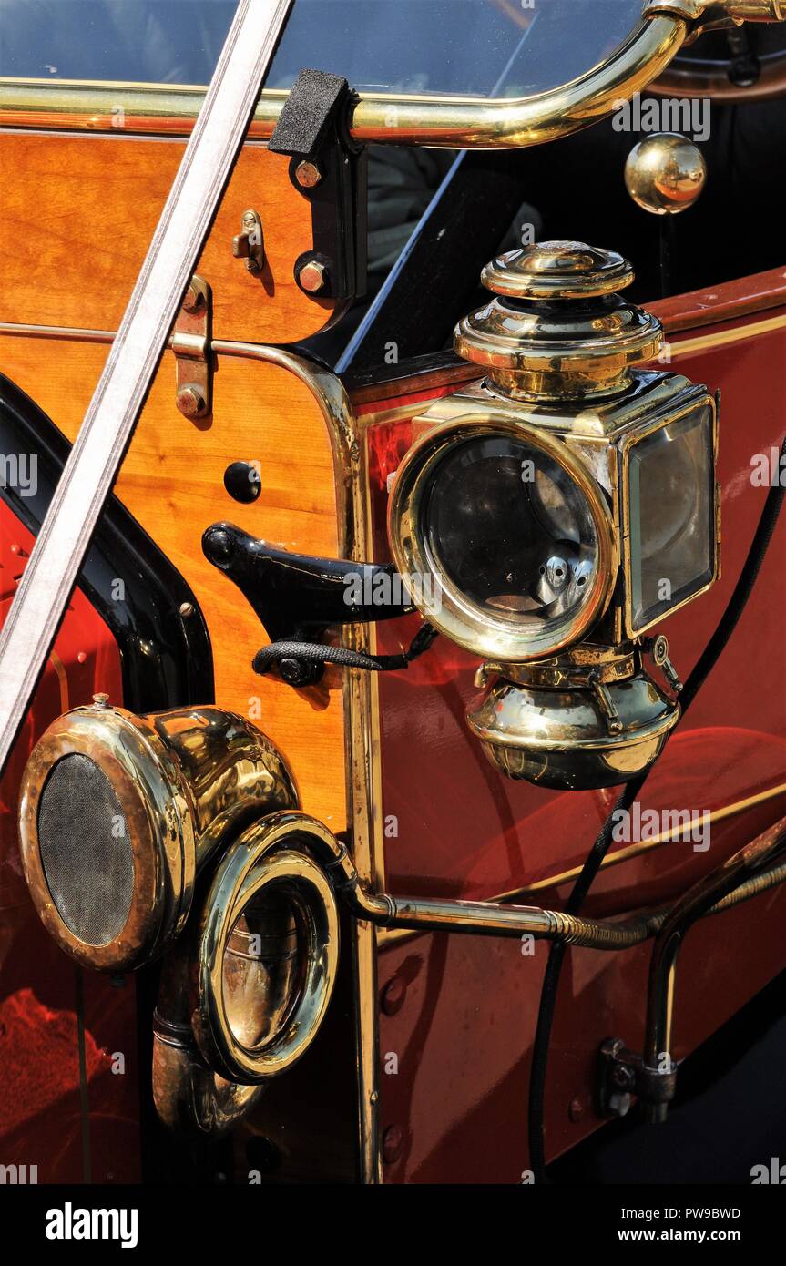 Classic 1911 orange Ford Model T Stock Photo - Alamy