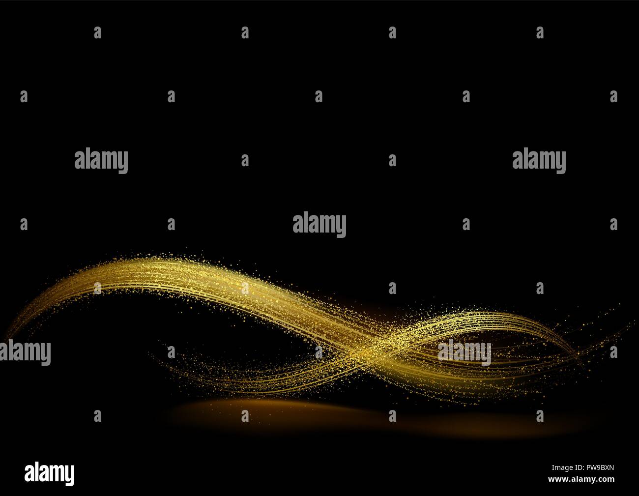 Gold waves hi-res stock photography and images - Alamy