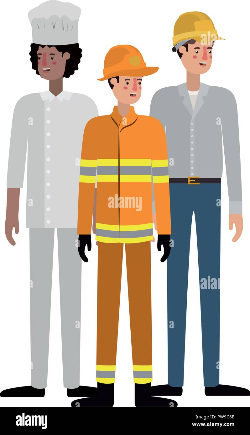 group of professionals avatar character Stock Vector Image & Art - Alamy