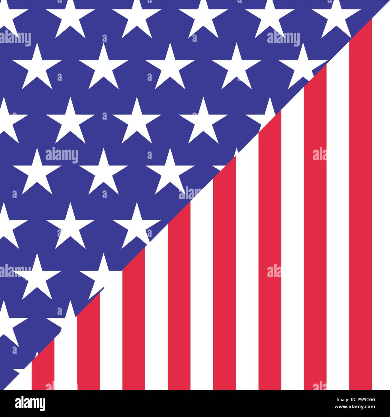 american flag pattern background isolated icon Stock Vector Image & Art ...