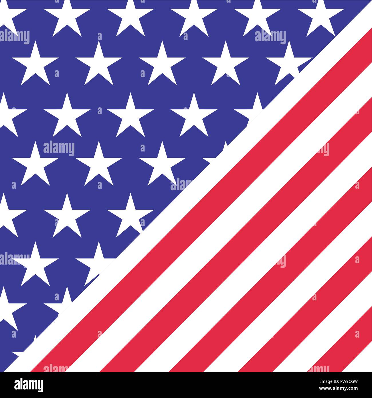 american flag pattern background isolated icon Stock Vector Image & Art ...
