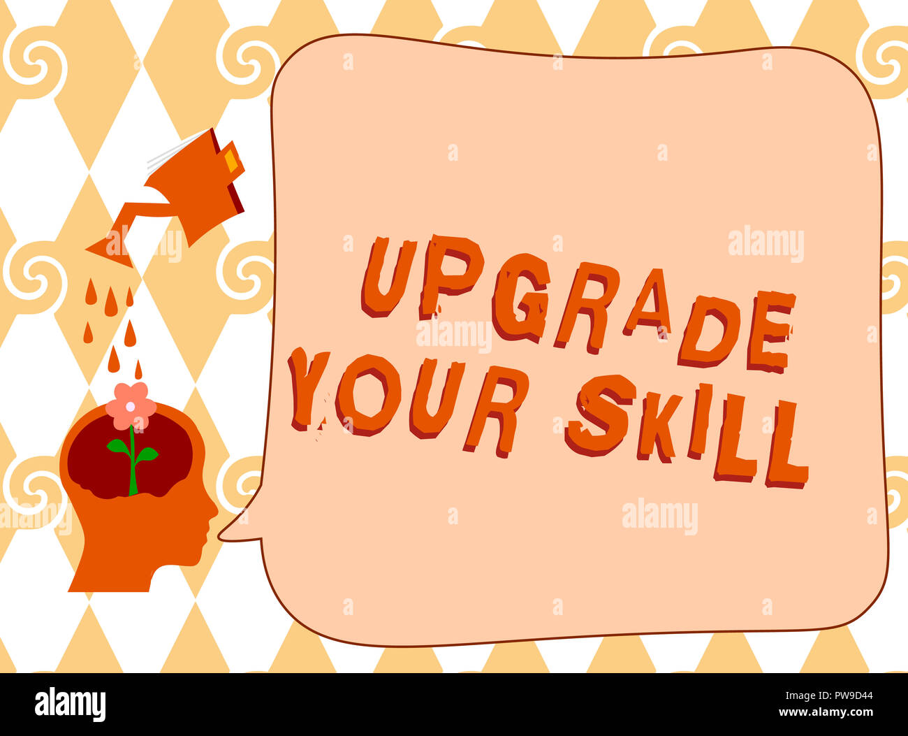 Handwriting text writing Upgrade Your Skill. Concept meaning Expand Scope of Knowledge Optimize ...