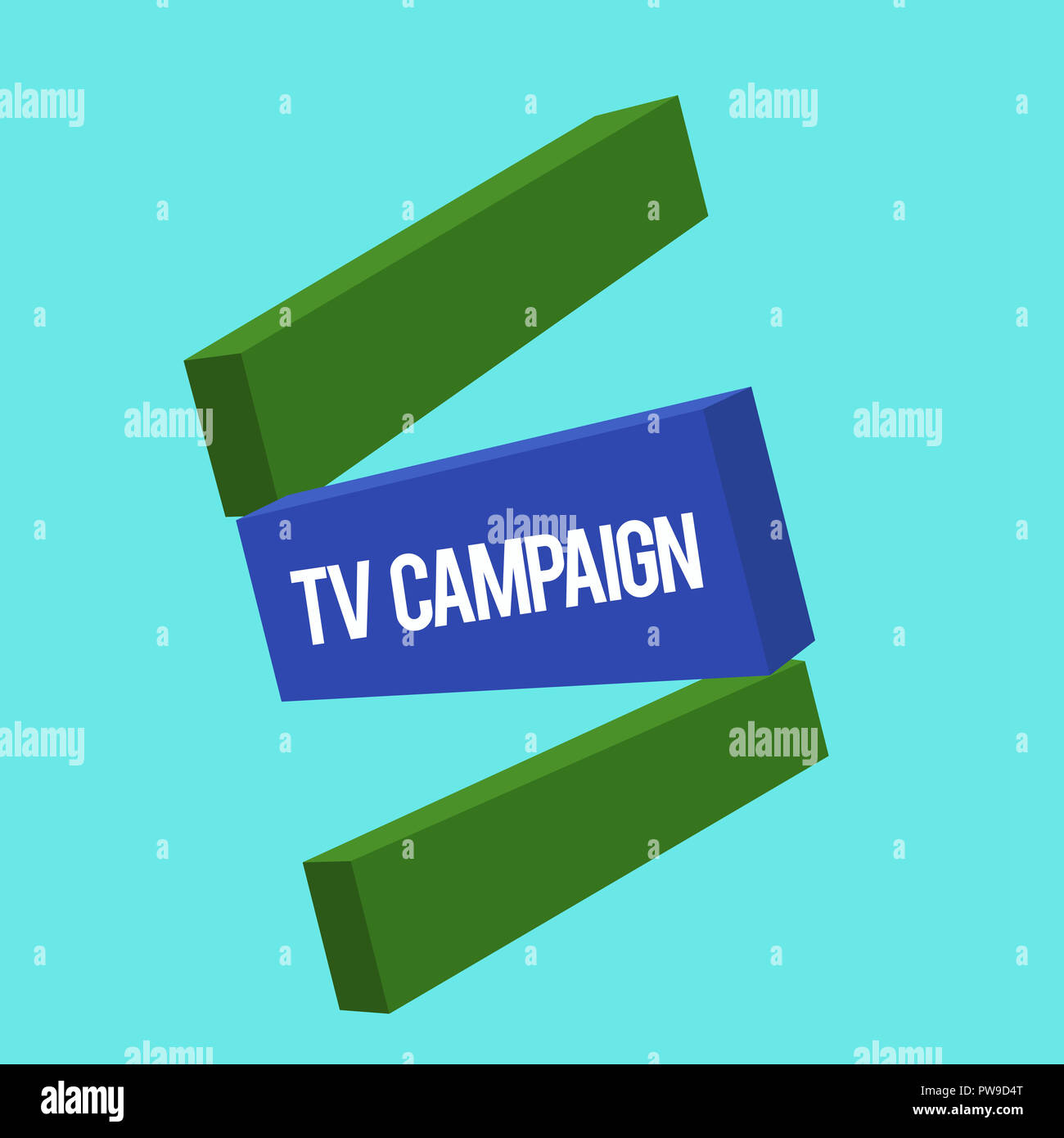 Writing note showing Tv Campaign. Business photo showcasing Television ...