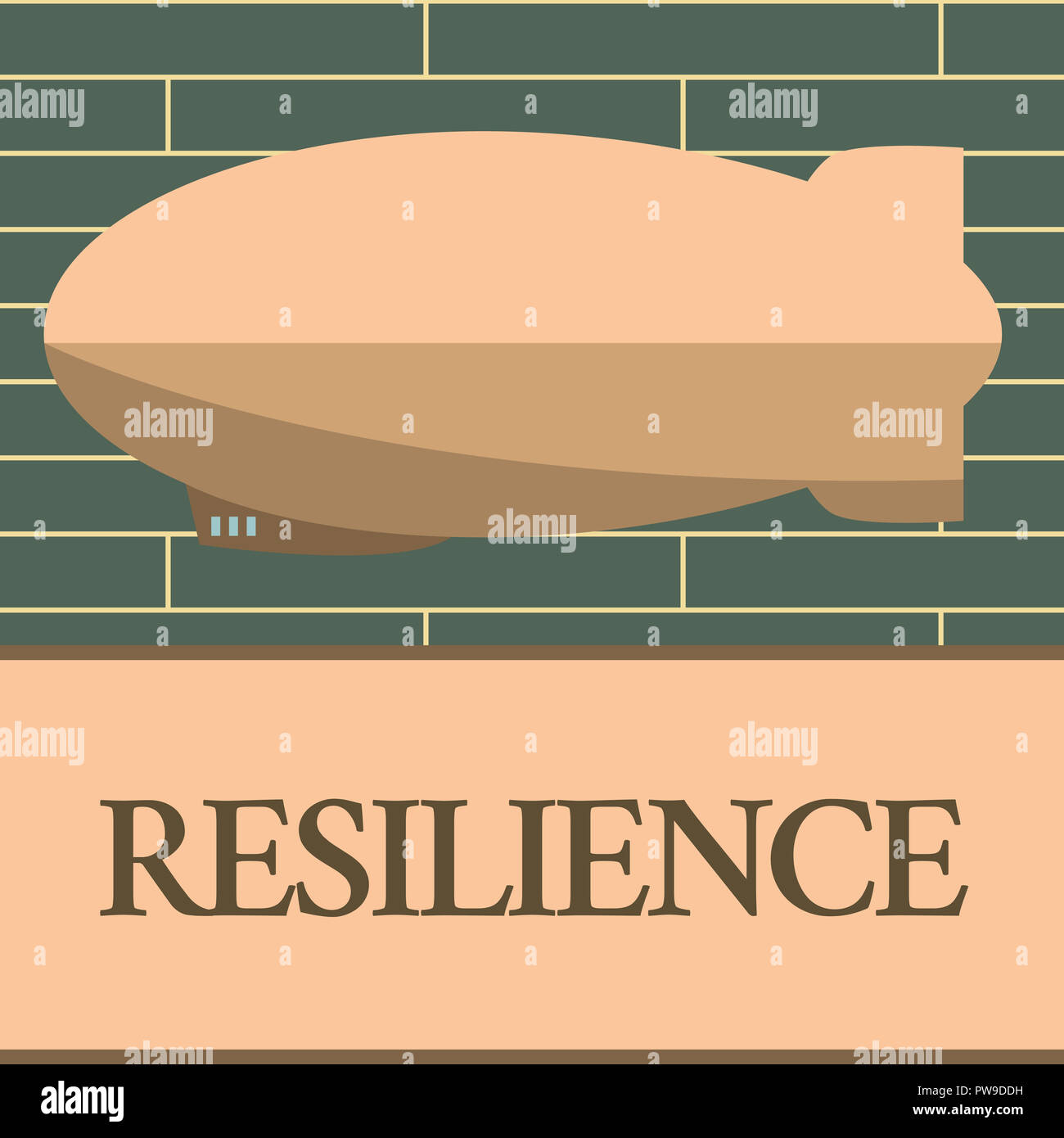 Handwriting text writing Resilience. Concept meaning Capacity to ...