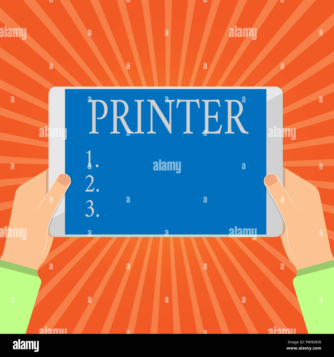 Conceptual hand writing showing Printer. Business photo showcasing ...