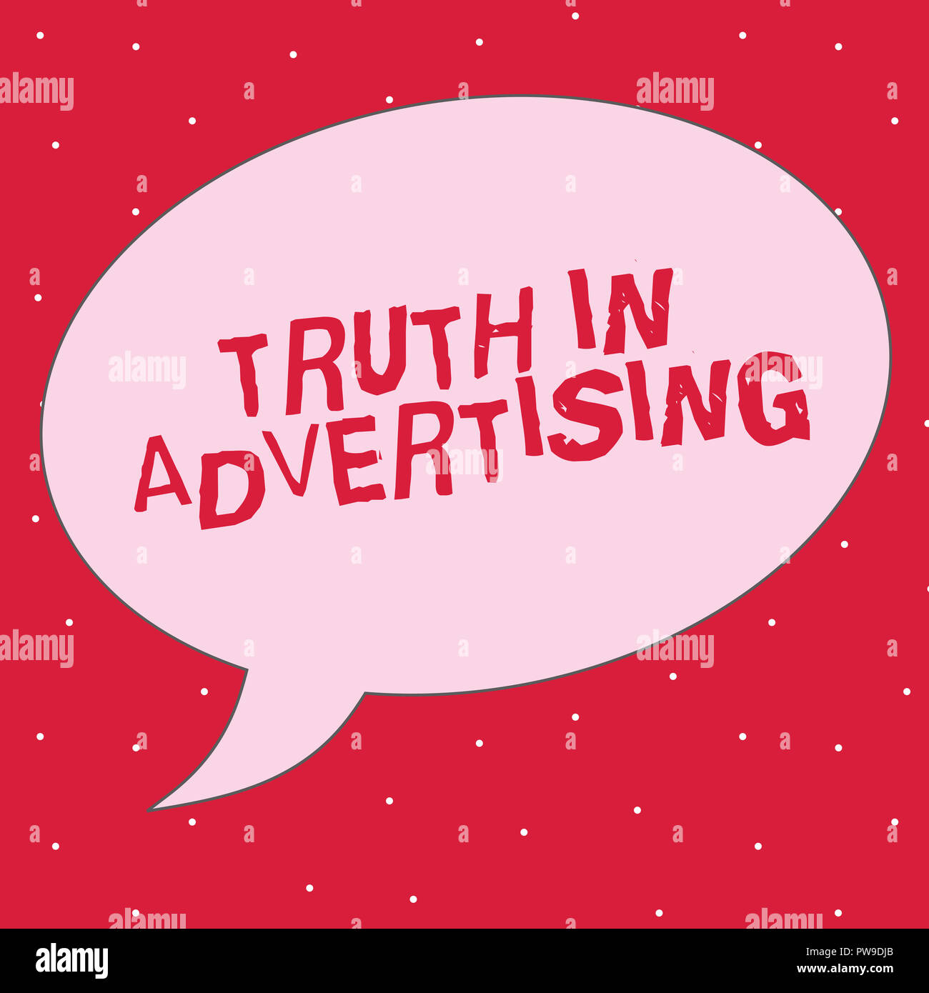 Word writing text Truth In Advertising. Business concept for Practice ...