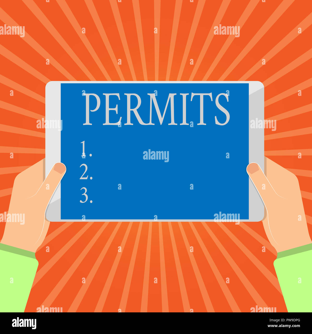 Permit permitted permits hi-res stock photography and images - Alamy