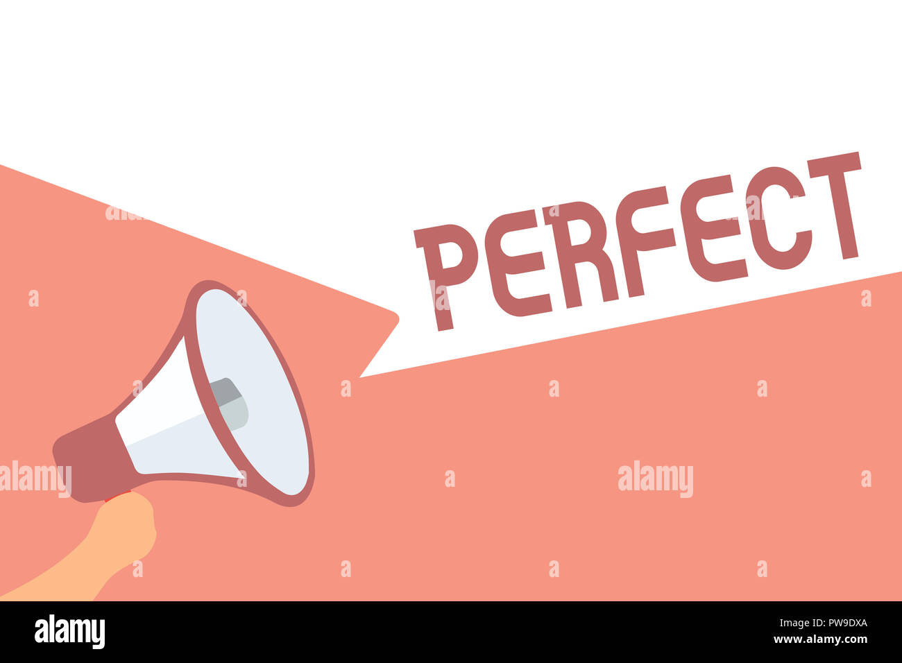 Handwriting text writing Perfect. Concept meaning Having all required ...