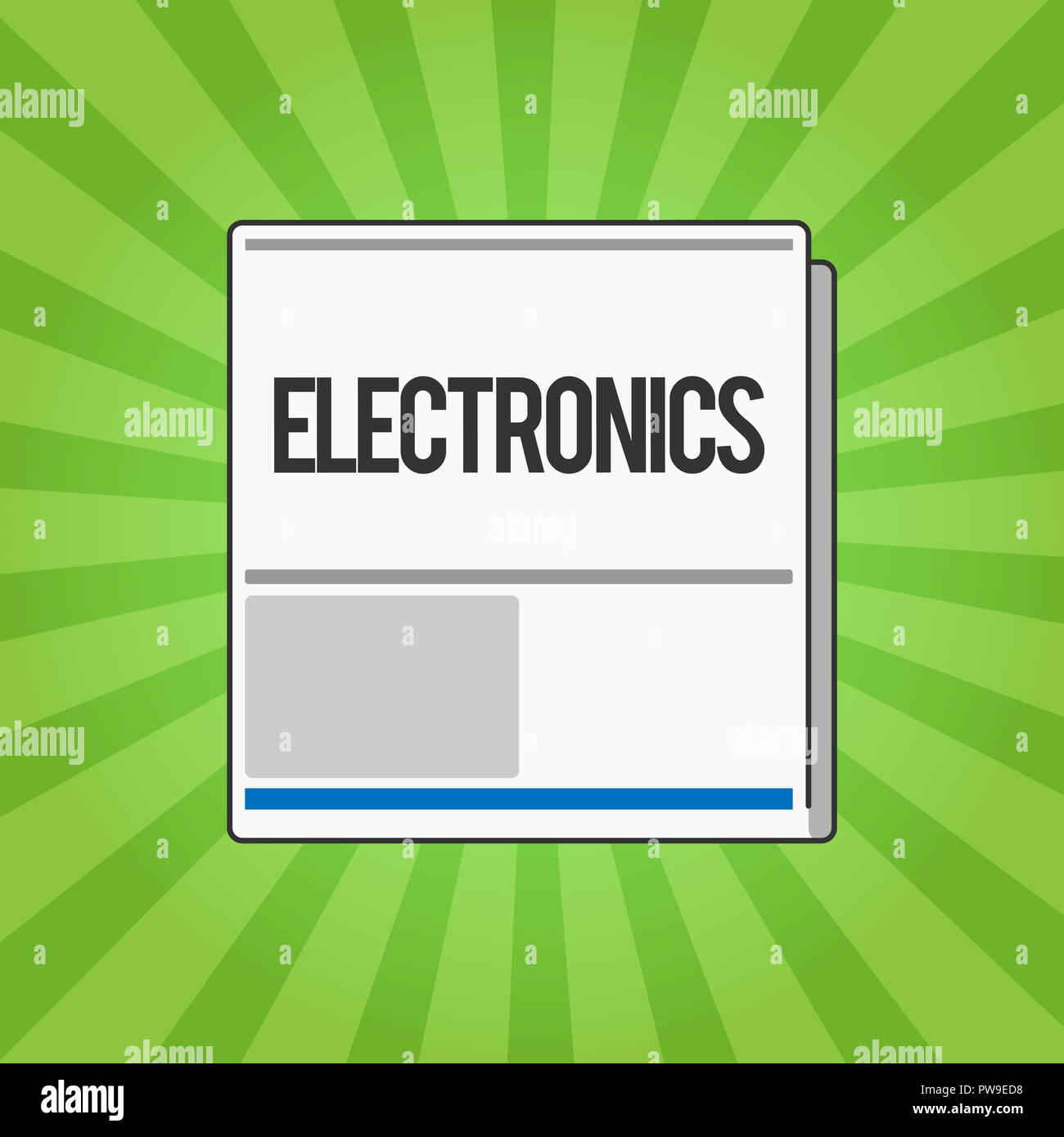 Handwriting text writing Electronics. Concept meaning Circuits or ...