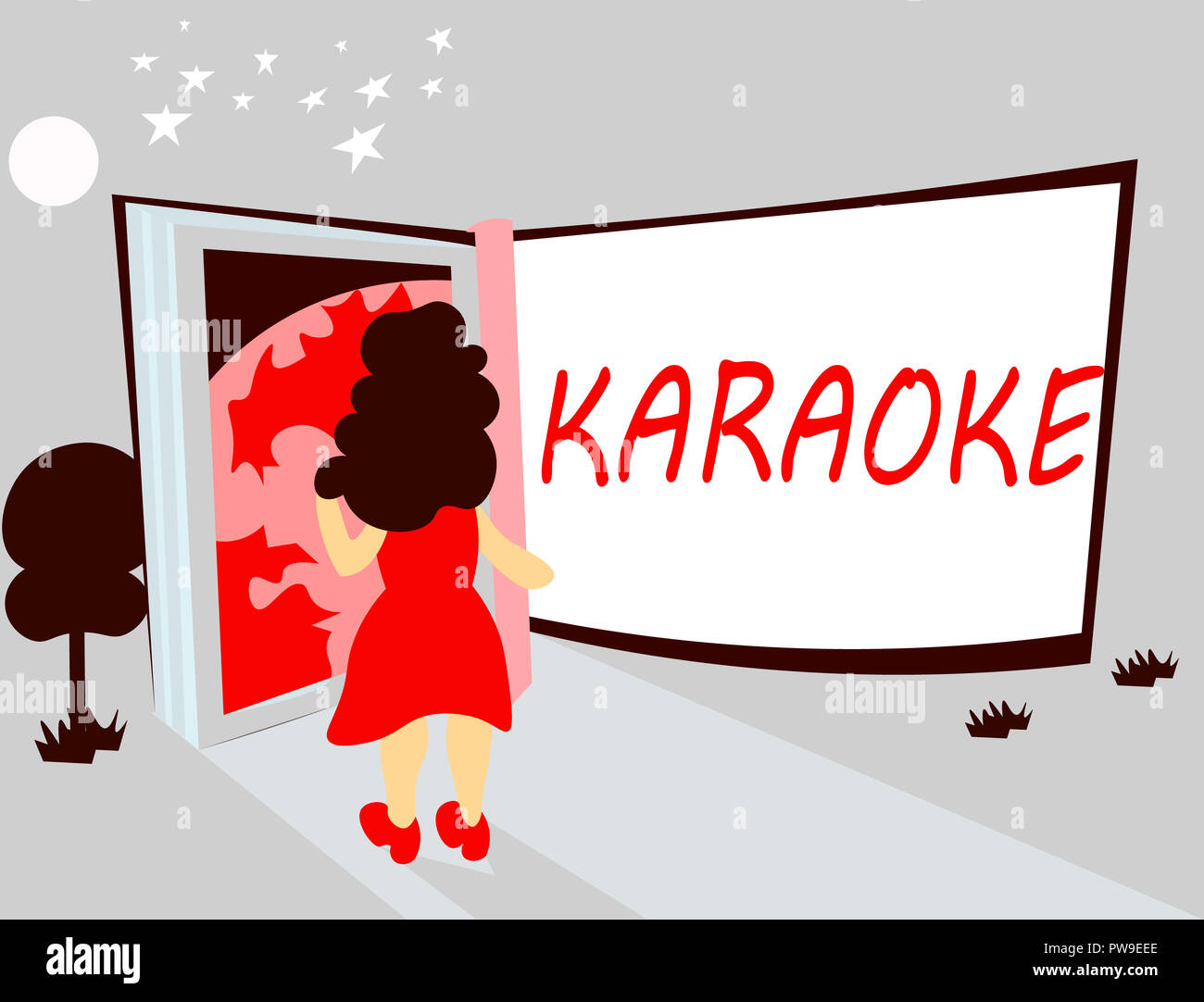 Karaoke singing machine hi-res stock photography and images - Alamy