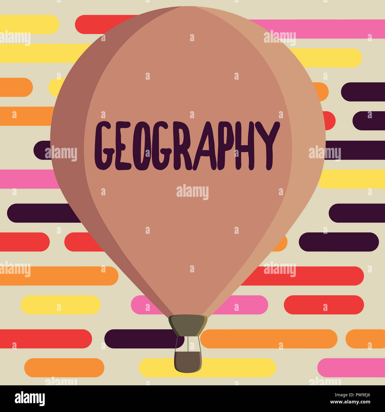 Text sign showing Geography. Conceptual photo study of physical ...