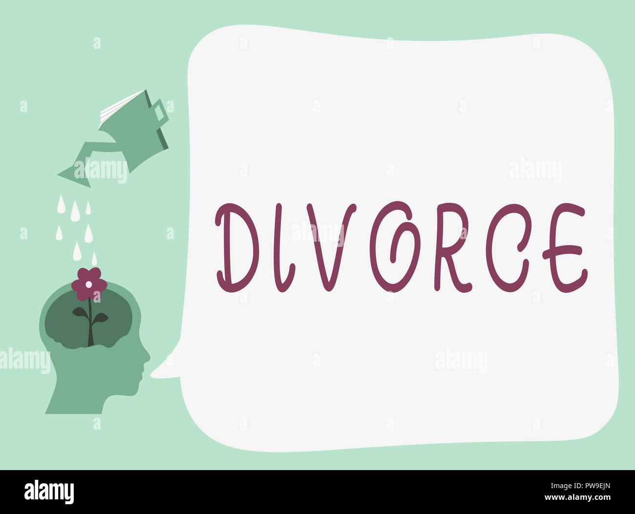 Conceptual hand writing showing Divorce. Business photo text Legal ...