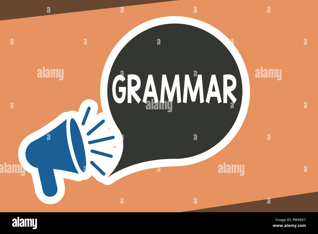 Writing note showing Grammar. Business photo showcasing System and ...