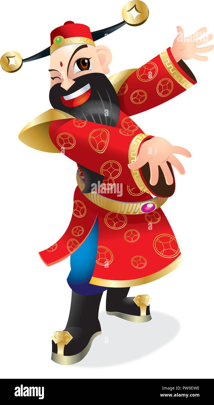 Chinese god Stock Vector Images - Alamy