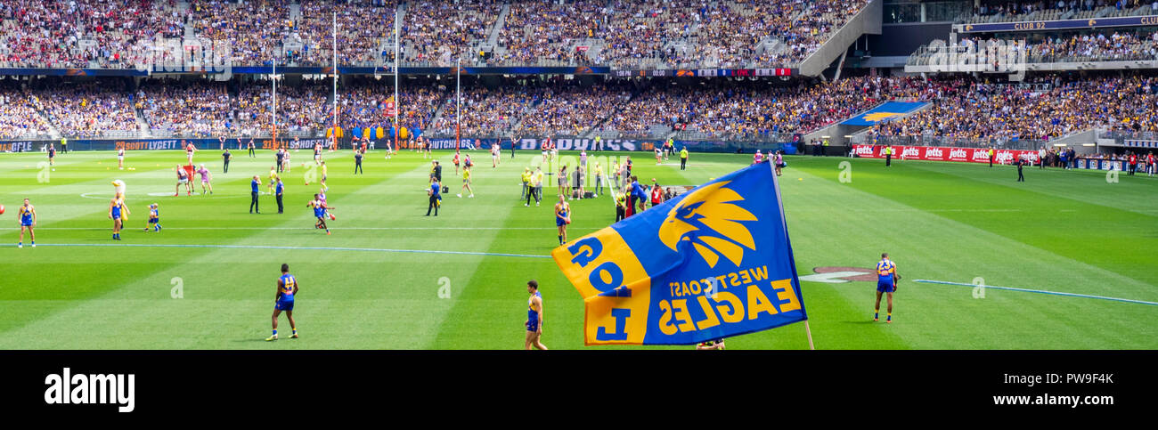 Melbourne Demons and West Coast Eagles Football Club at Optus Stadium ...