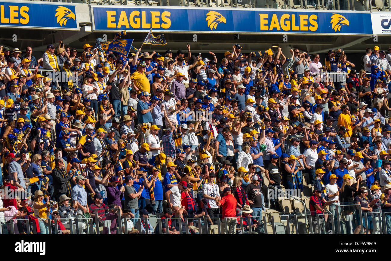 Cheering sports fans blue hi-res stock photography and images - Alamy